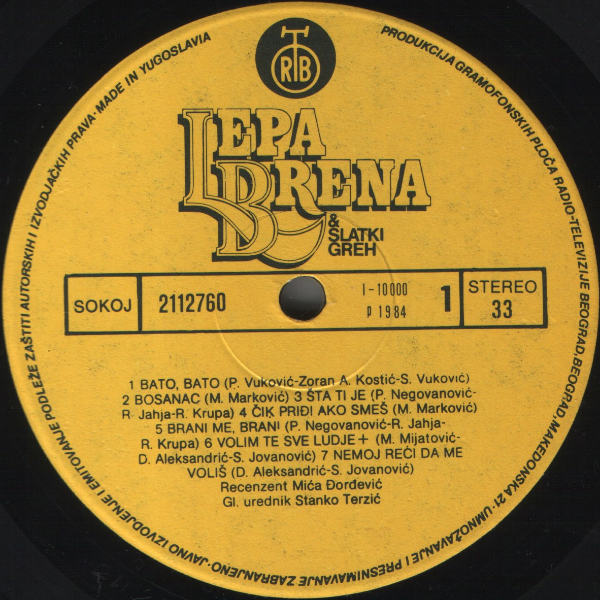 Lepa Brena 1984 A — Postimages