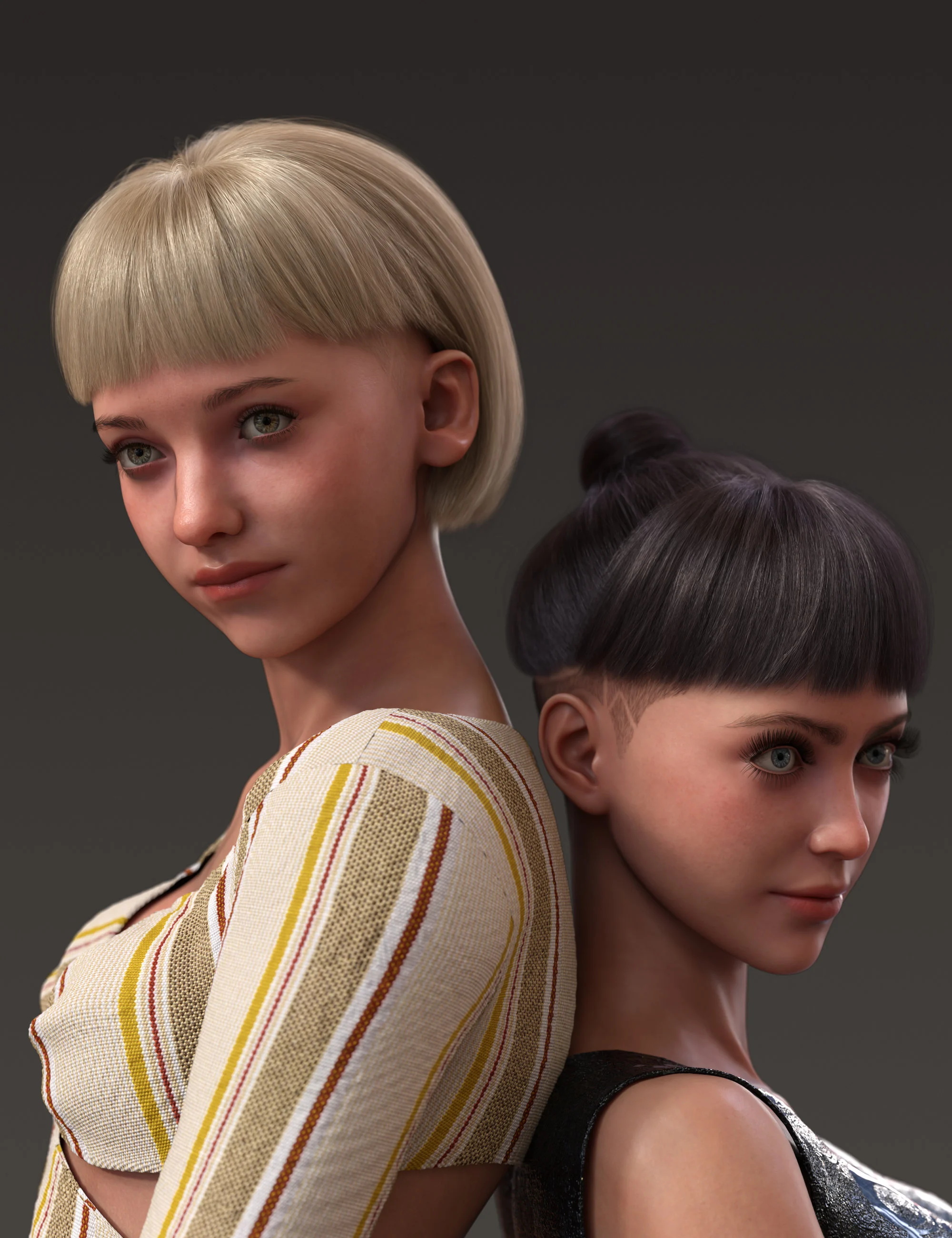 (FILLED 2023-06-05) AK Punk Hair Vol 02 For Genesis 9 - Free Daz 3D Models
