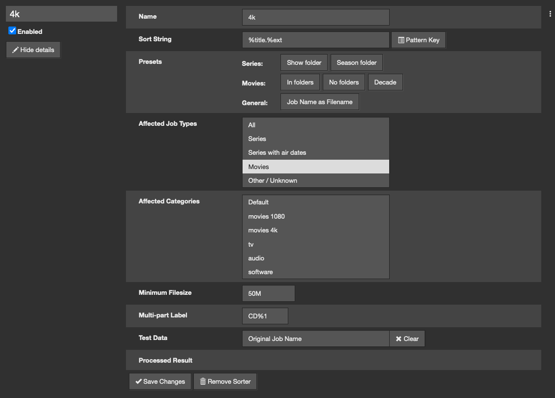 Screenshot 2023 10 30 at 19 01 25 SABnzbd Config Sorting — Postimages
