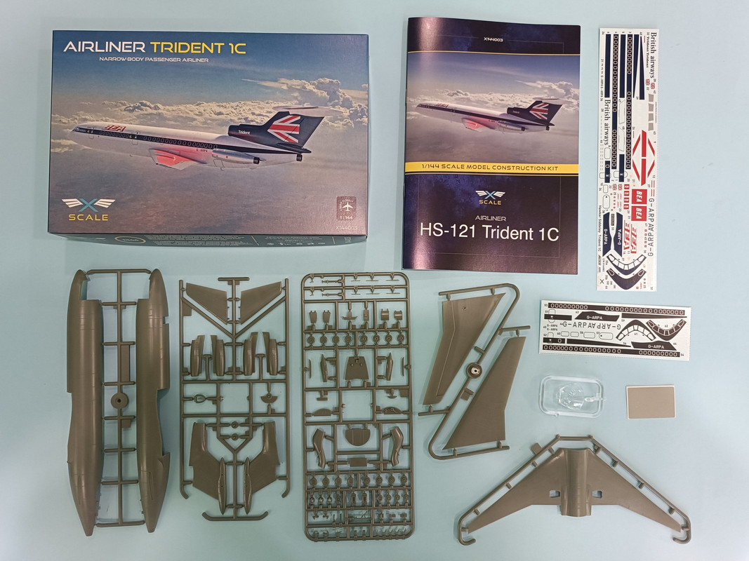 1/144 - Hawker Siddeley HS-121 Trident 1C by X-Scale Models - released ...