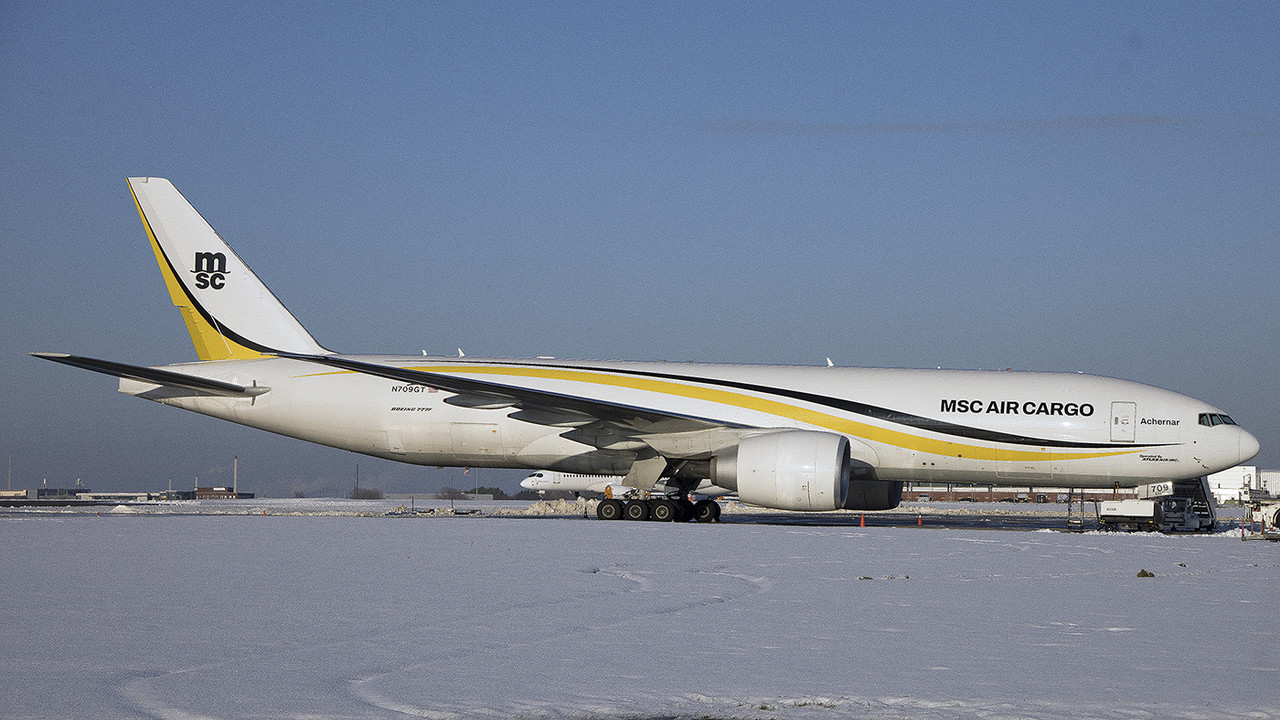 B777 F N709 GT ATLAS AIR OPF MSC AIR CARGO EHBK 250110 — Postimages