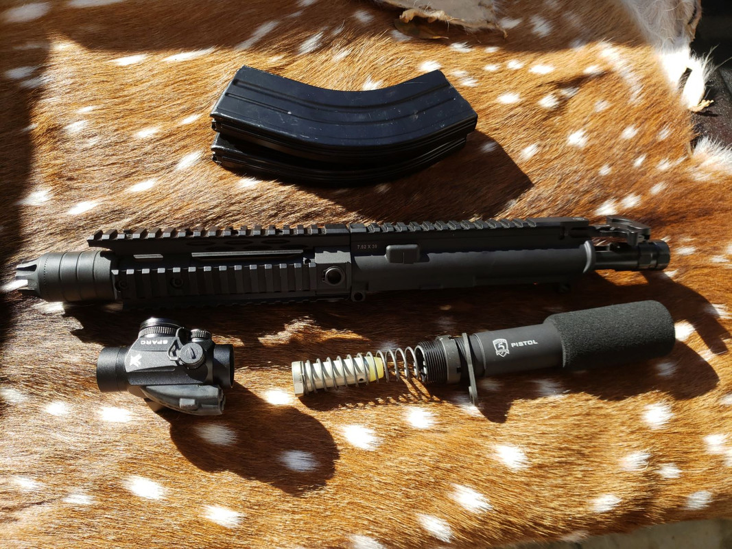 WTT 7.62x39 7.5" PWS Piston Pistol kit - AR15.COM