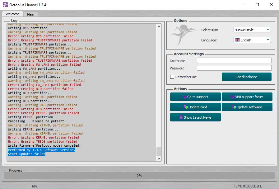 GSM-Forum - Huawei Dongle update Failed, why ? [Answered]