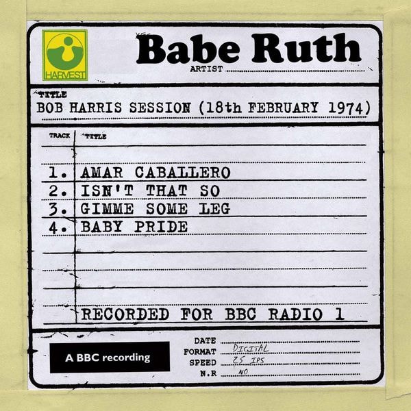 Download Babe Ruth - Bob Harris Session (18th February 1974) (Bob ...