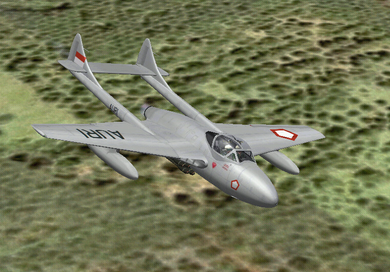 TNI-AU Vampire T11. 1953