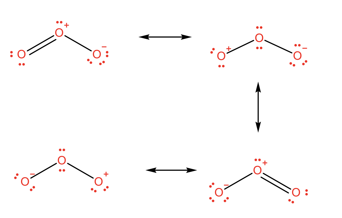Draw four contributing resonance structures; including forma | Quizlet