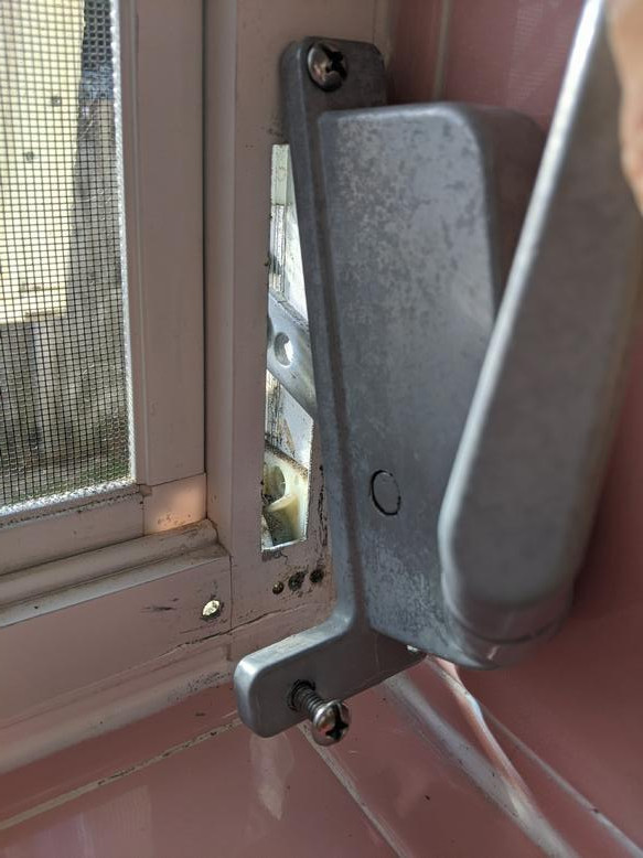 Window operator worn screws | DIY Home Improvement Forum
