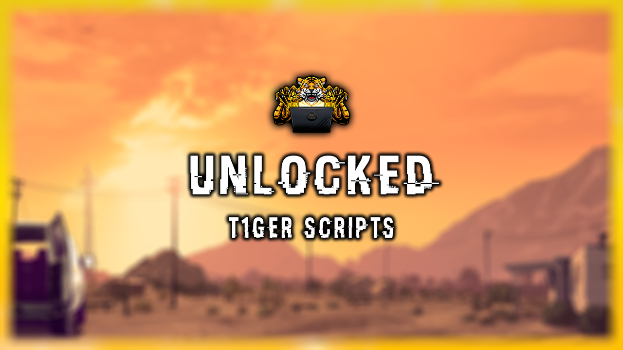 Premium Quality FiveM Unlocked Resources | T1GER Scripts
