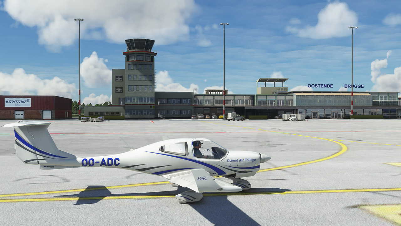 Showing my hometown Oostende and airport EBOS - The AVSIM Screen Shots ...