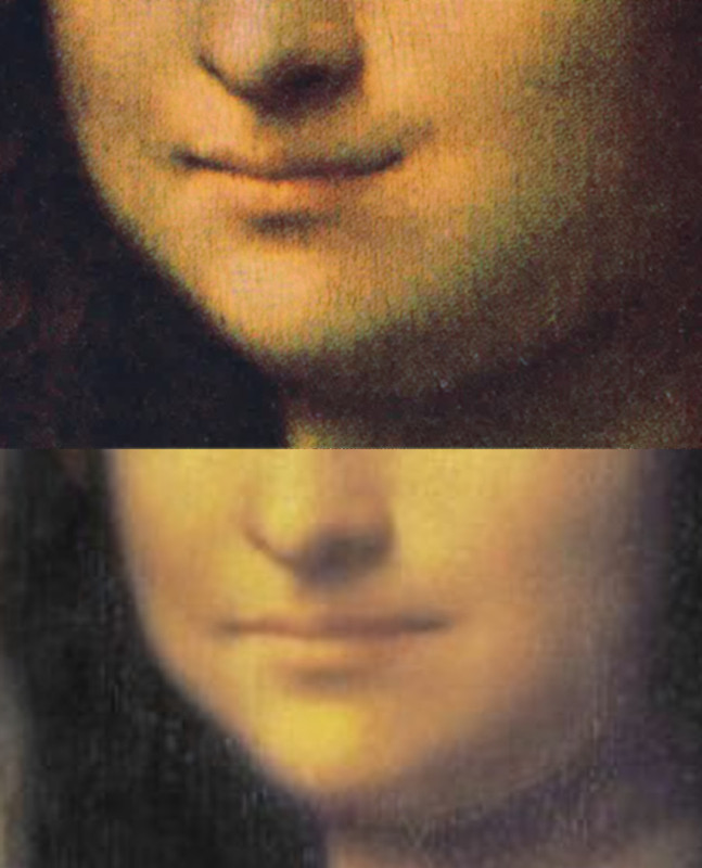 I found the old Mona Lisa (the ambiguous smile) : r/Retconned