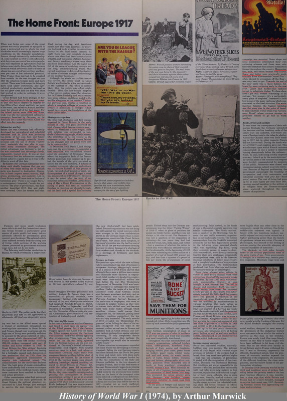 WW1 History of World War I 1974 Corpse Factory Story The Home Front ...