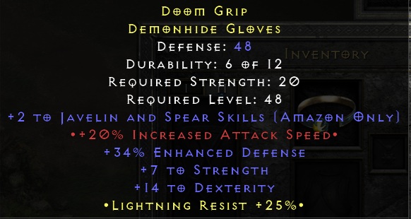 O Java Gloves Str/dex/lr - Topic - d2jsp