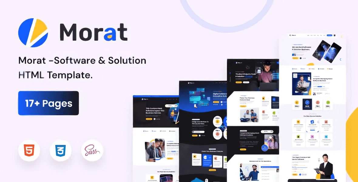 Morat - Software & Solution HTML5 Template – Bliter GPL