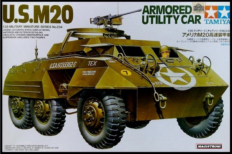 Tamiya 35234 US M20 Armored Utility Car
