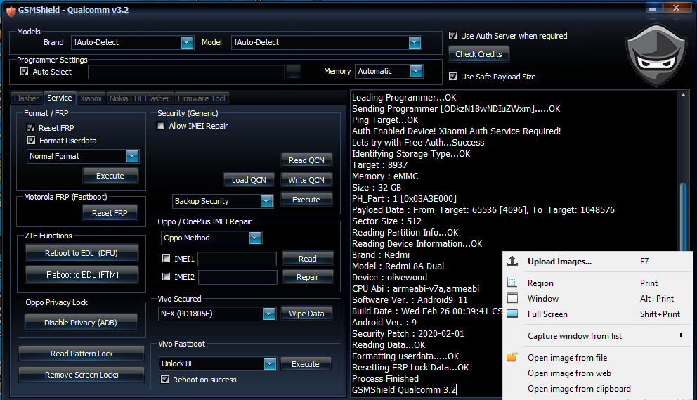 redmi 8a dual pattern and frp removed success by gsm shield box - GSM-Forum