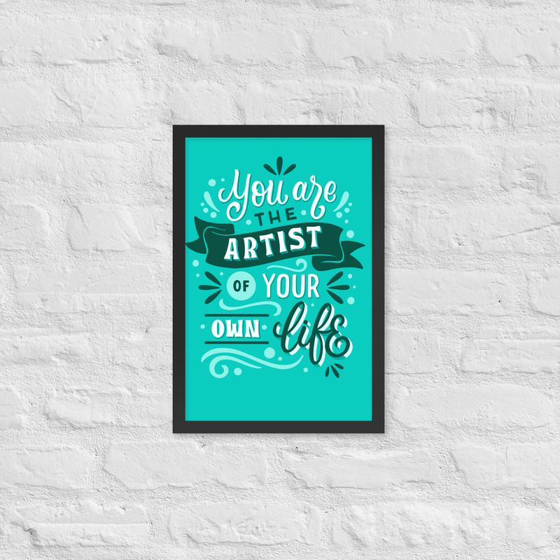 premium luster photo paper framed poster (in) black 12x18 front ...