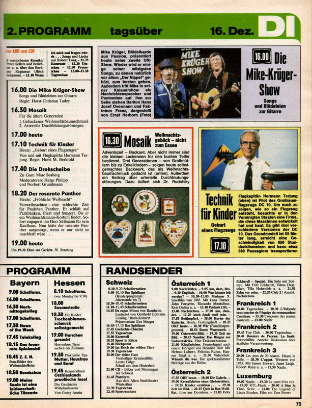 Die Mike Krüger Show (16 12 1980) — Postimages