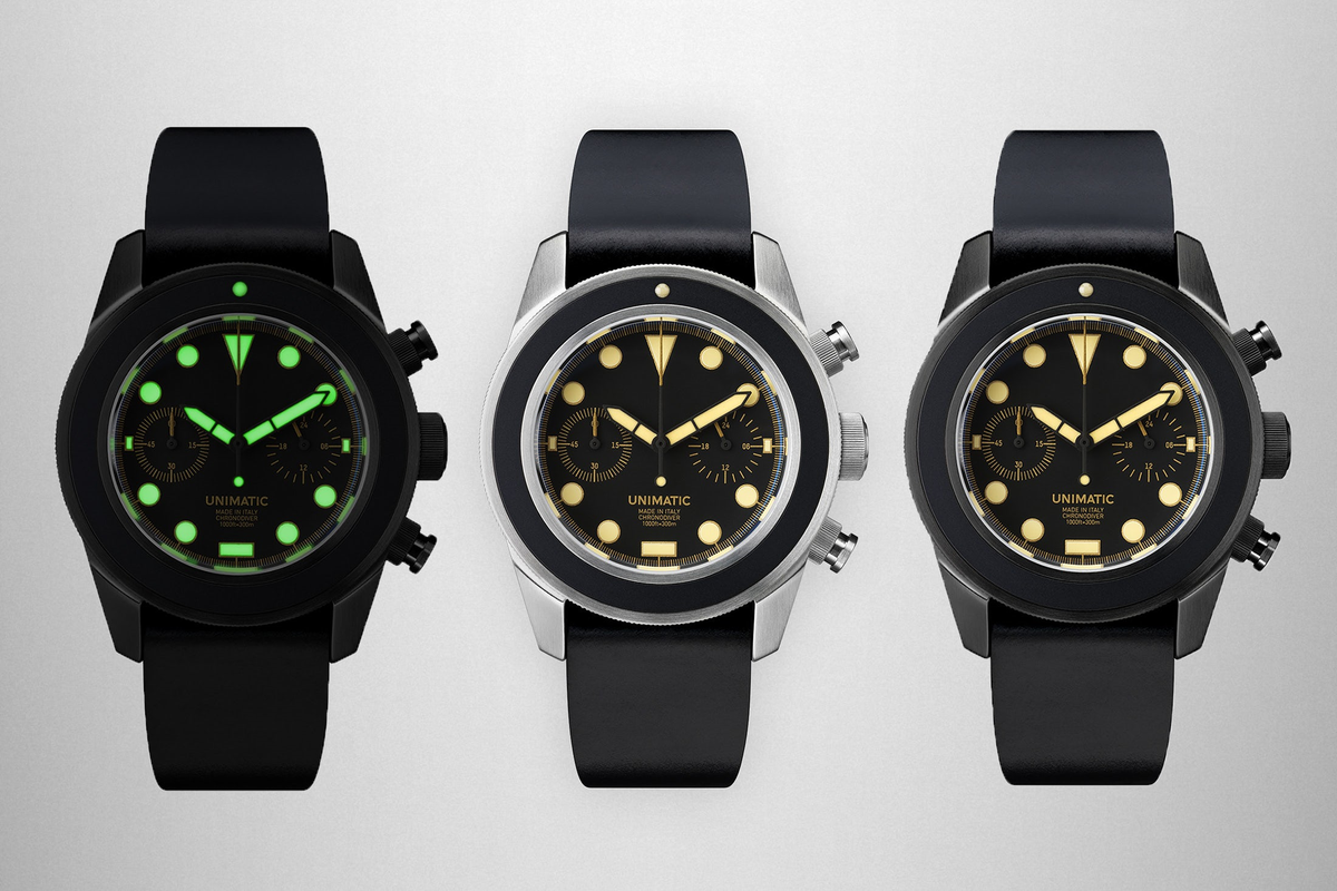 The Unimatic U3 Dive Chronograph & U2 Field Watch - Christopher Ward Forum