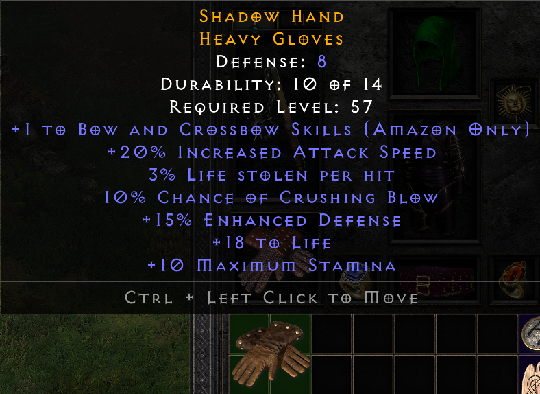 Crafted Gloves 20 Ias Cb - Topic - d2jsp