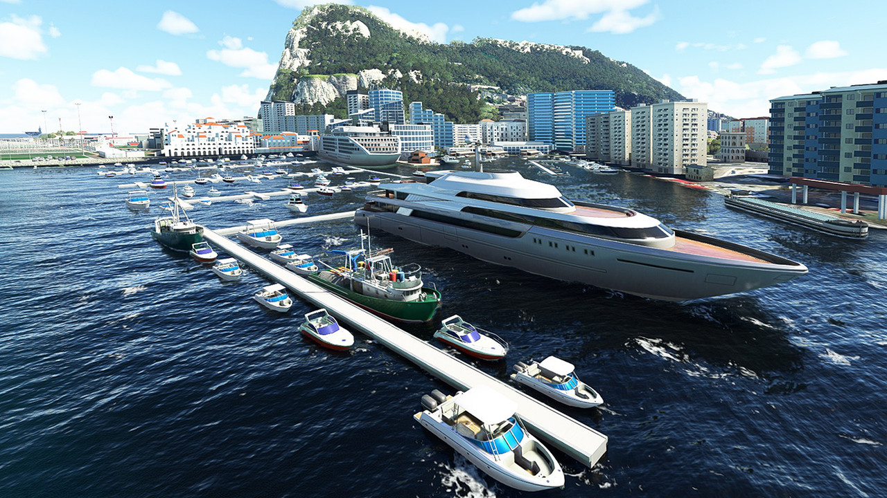 More lifelike views on Gibraltar - The AVSIM Screen Shots Forum - The AVSIM Community