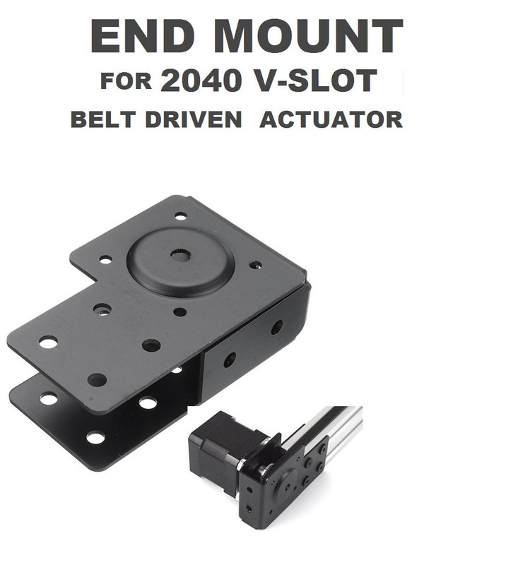 V-Slot Linear Belt Driven Actuator End Mount Nema 17 Motor Bracket 2040 ...
