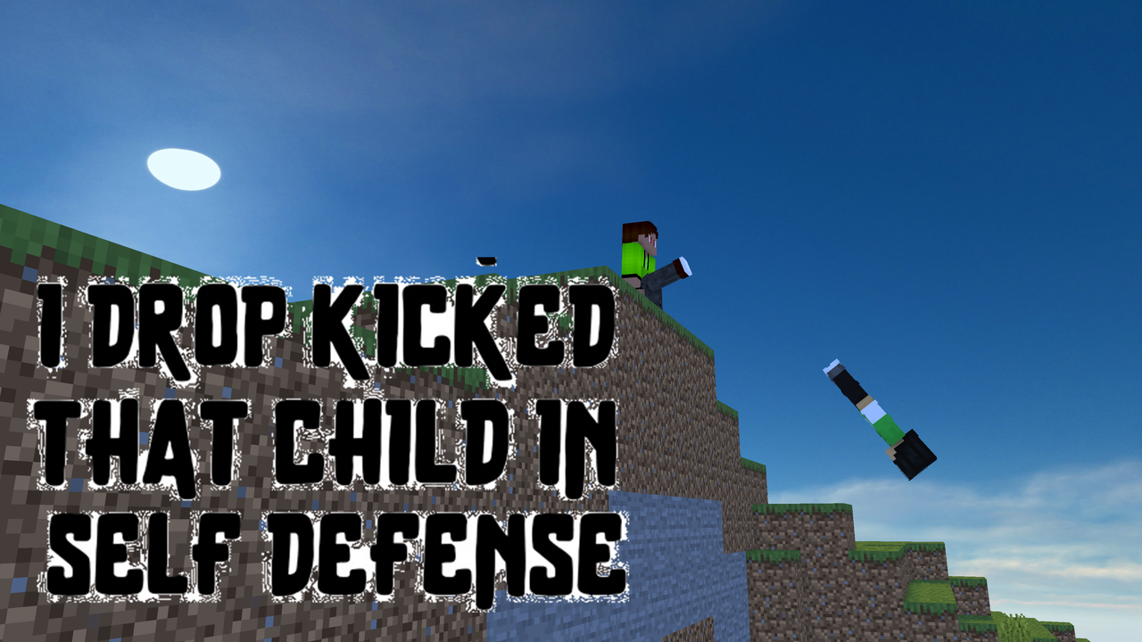 kick [4k res] - Wallpapers and art - Mine-imator forums