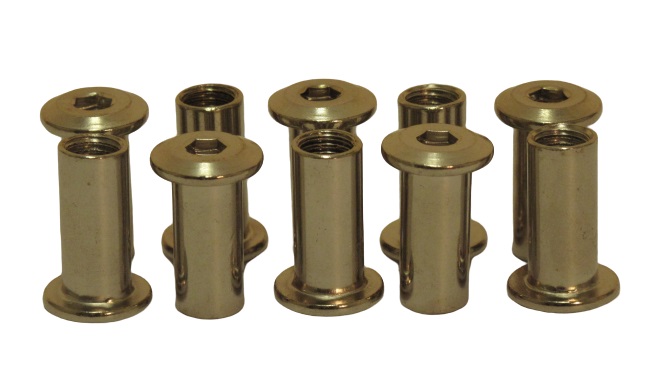 M8 Sleeve Nuts Hexagon Socket Flat Head Plated Nuts in Various Sizes ...