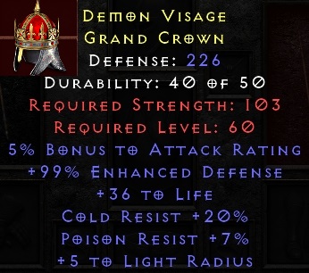 High Ed Red Grim Helm & Grand Crown - Topic - d2jsp