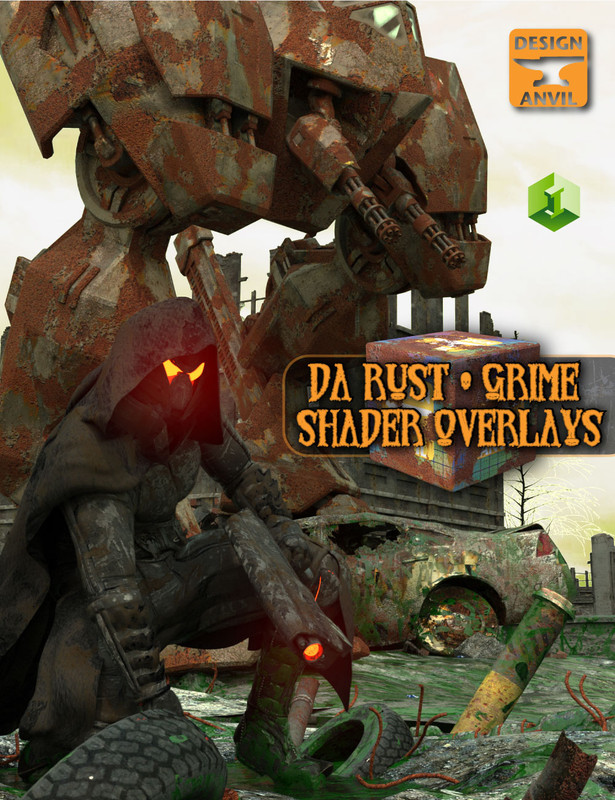 DA Rust And Grime Shaders 2025 - Free Daz 3D Models