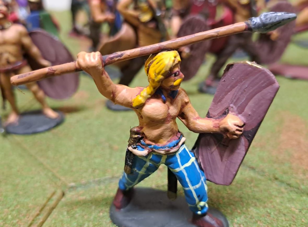 Hannibal's Army PUNIC W 54 MM Gaul Warriors 03 — Postimages
