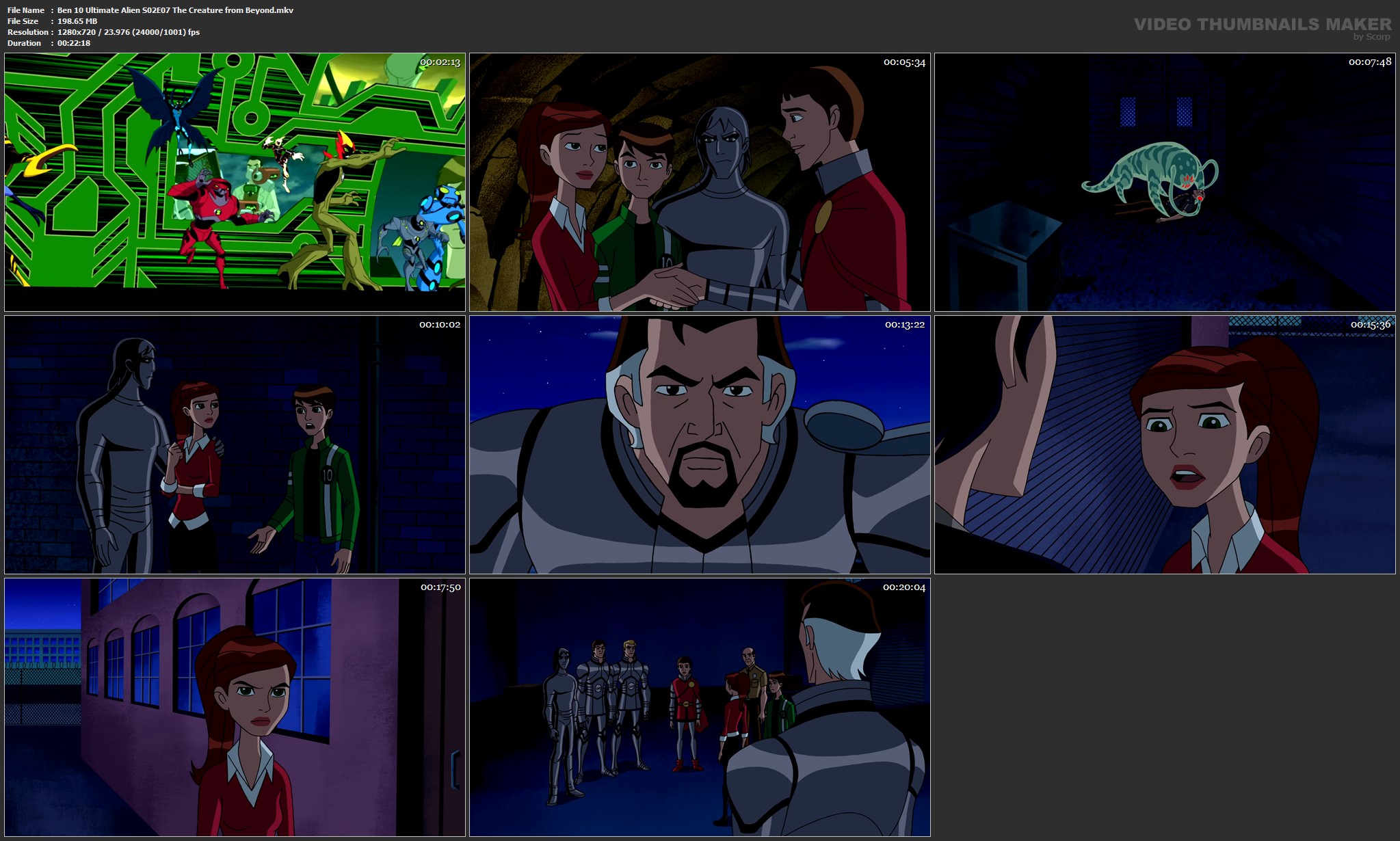 Ben 10 Ultimate Alien S02 E07 The Creature from Beyond mkv — Postimages