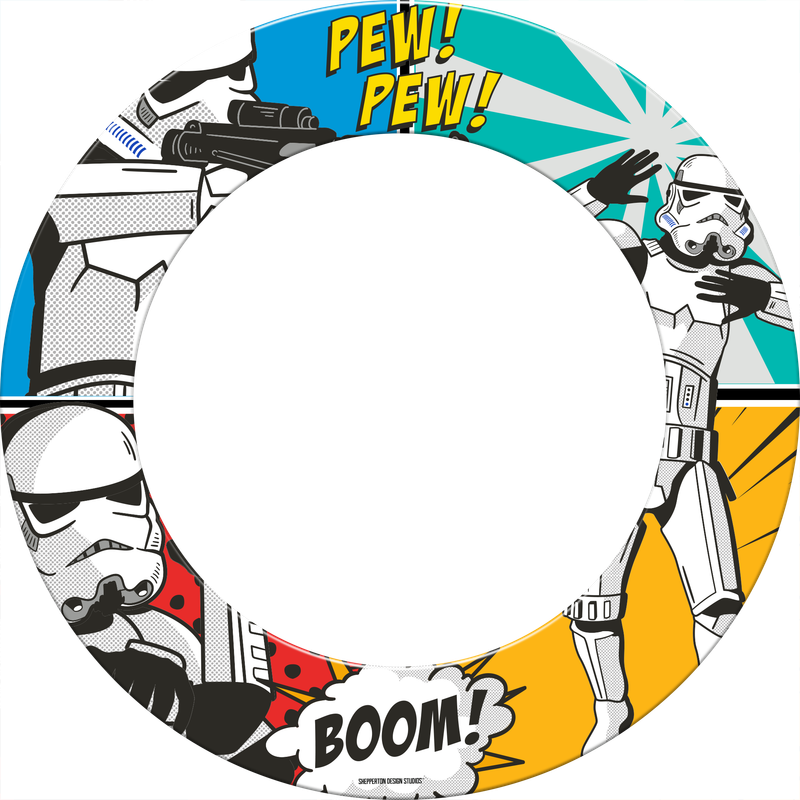 SU279 Original Storm Trooper Dartboard Surround S8 Storm Trooper Pew ...