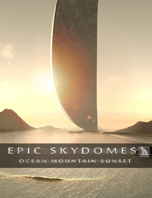 Epic Skydomes - Ocean Mountain Sunset HDRI 2025 - Free Daz 3D Models