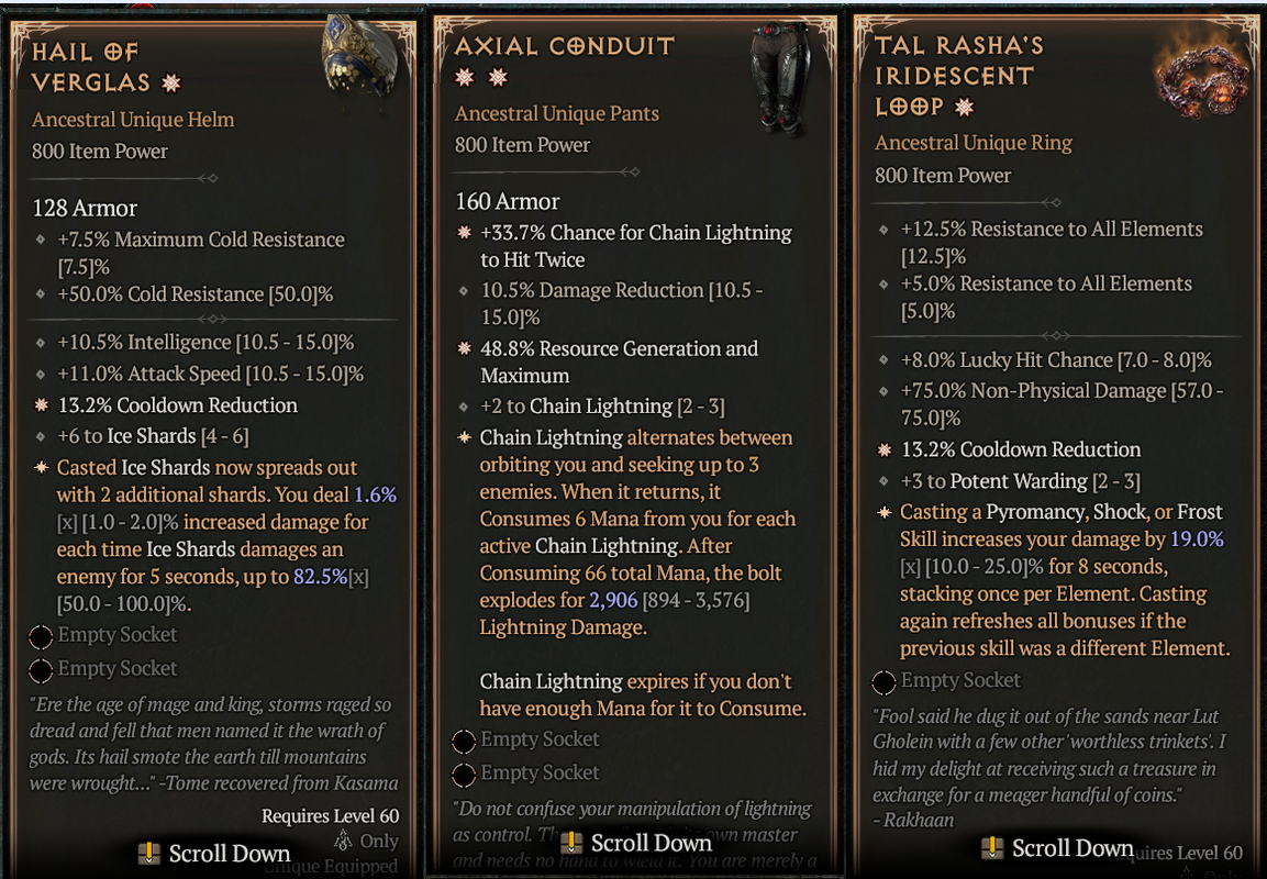 Ga Sorc Gear - Hail Axial Tal Ophidian - Topic - d2jsp