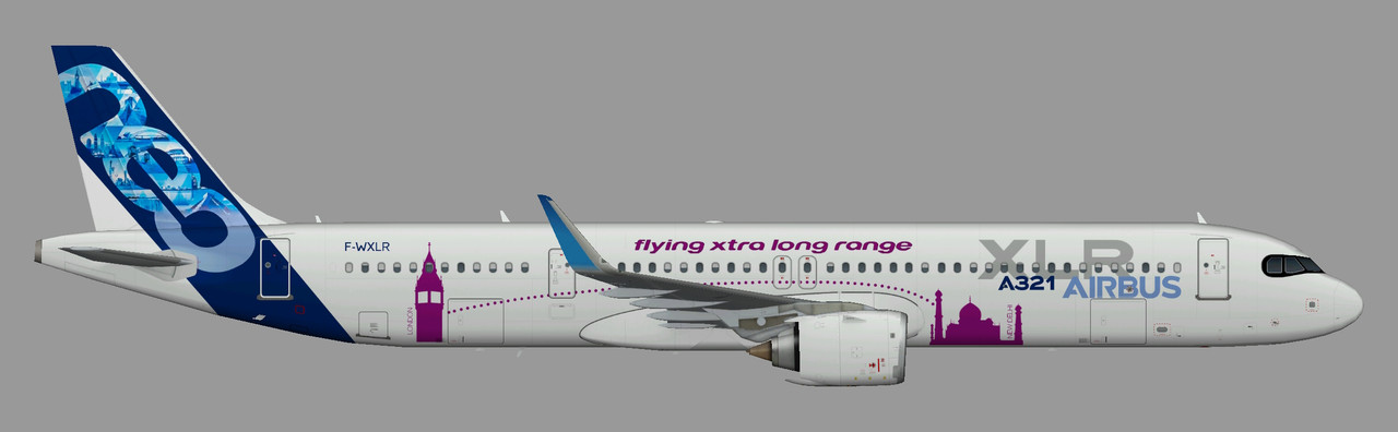 Airbus A321neoXLR Airbus Industrie F-WXLR ‘A321neoXLR Prototype’ – Azure AI