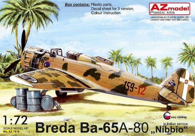 1/72 - Breda BA.65 Nibbio by AZmodel - released - The Rumourmonger ...