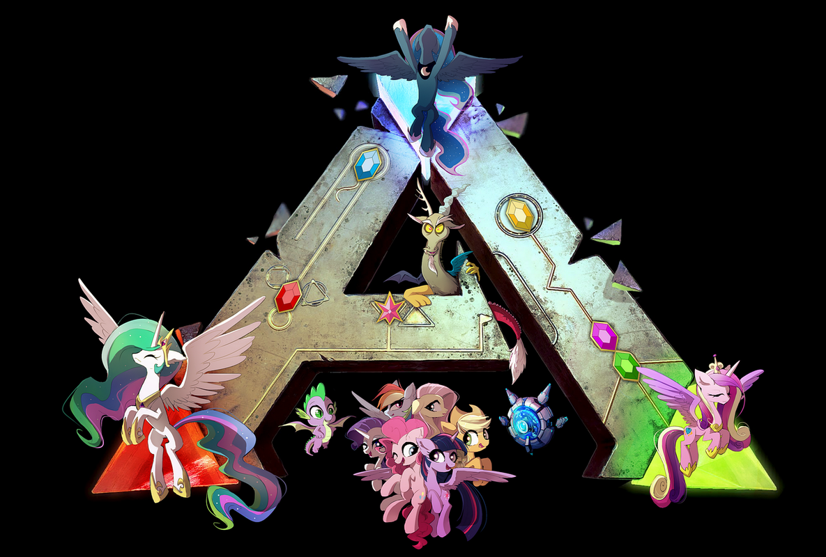 Ark Commission: Book Cover. - Fimfiction