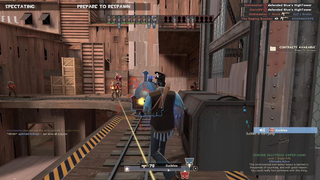 full plr_hightower match went all SMGs only. very loud. : r/tf2