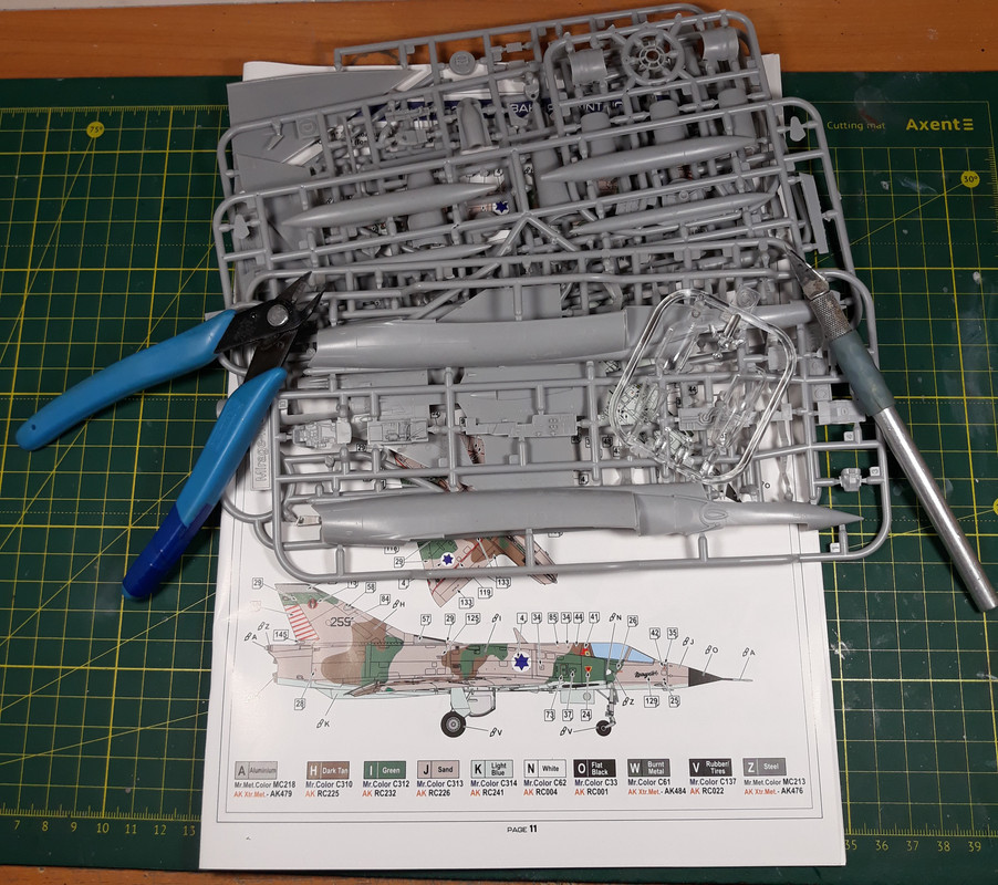 Mirage IIIC, Modelsvit, 1/72 - Work in Progress - Aircraft ...