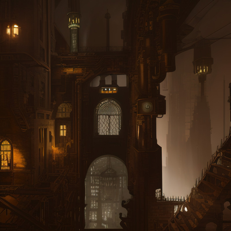 56 mixpnk style a dark city at night buildings of old bricks city sat ...