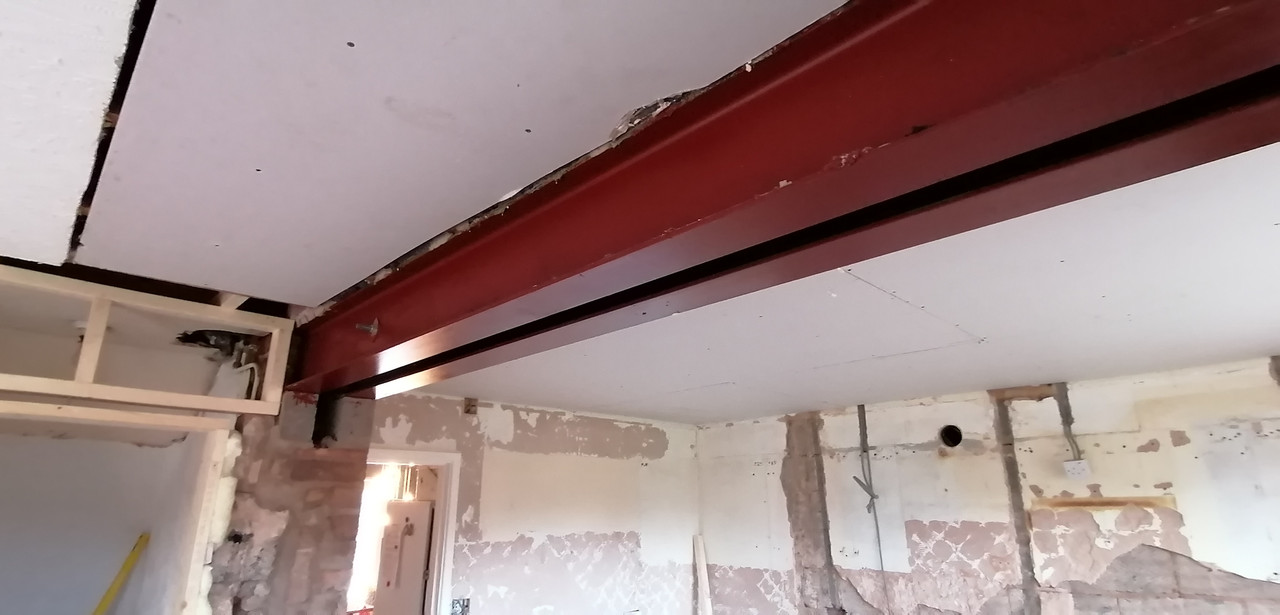 Rsj Steel Beam Installation - The Best Picture Of Beam