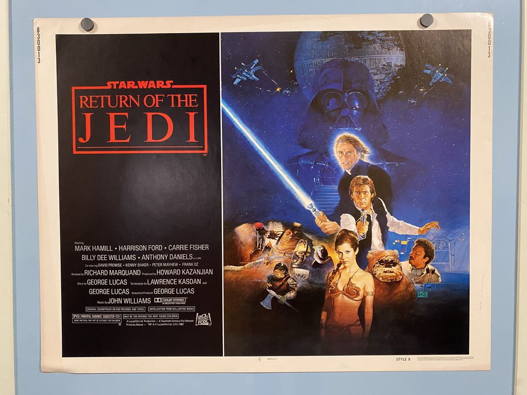Return Of The Jedi Half Sheet Style B — Postimages