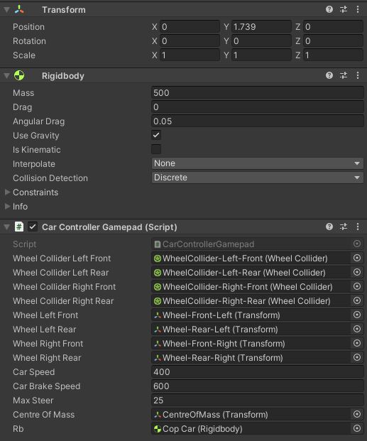 Simple Car Controller Issue Unity Forum 2701
