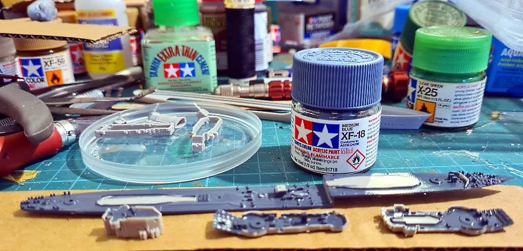 Small beginnings? A selection of Tamiya 1/700 WWII Royal Navy vessels ...