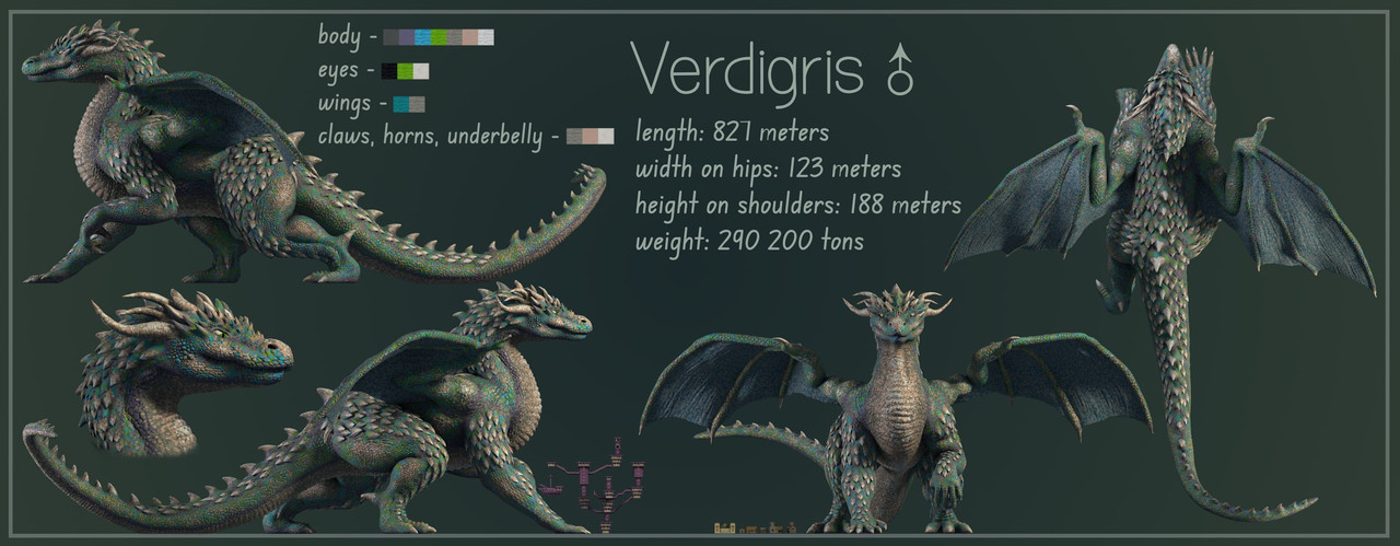 Large collection of my dragon builds renders [Vol. 2]