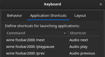 [WONT WORK]How to make multimedia keys work for foobar2000 using wine ...