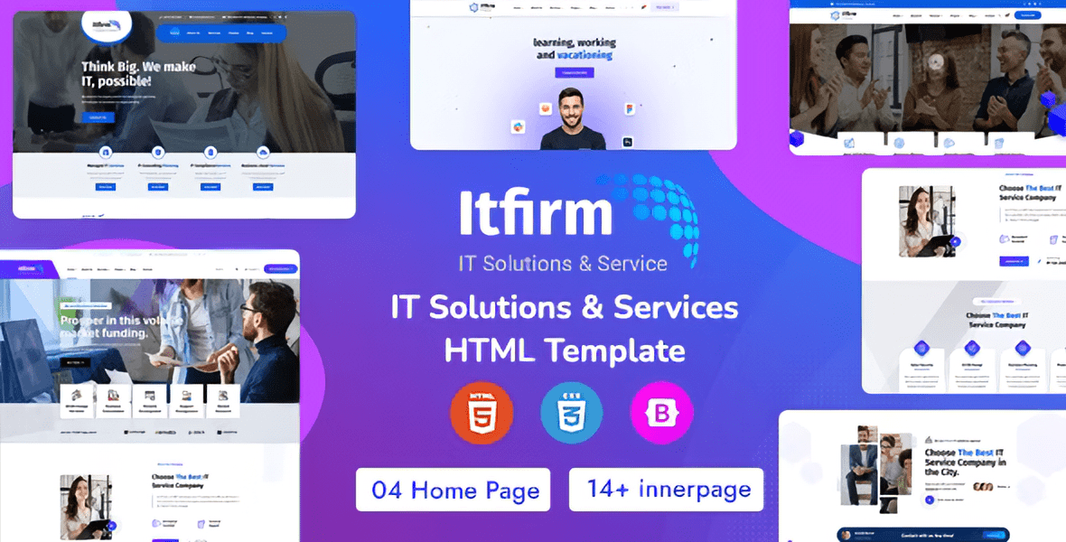 ITfirm - IT Solutions And Services Template HTML – Bliter GPL