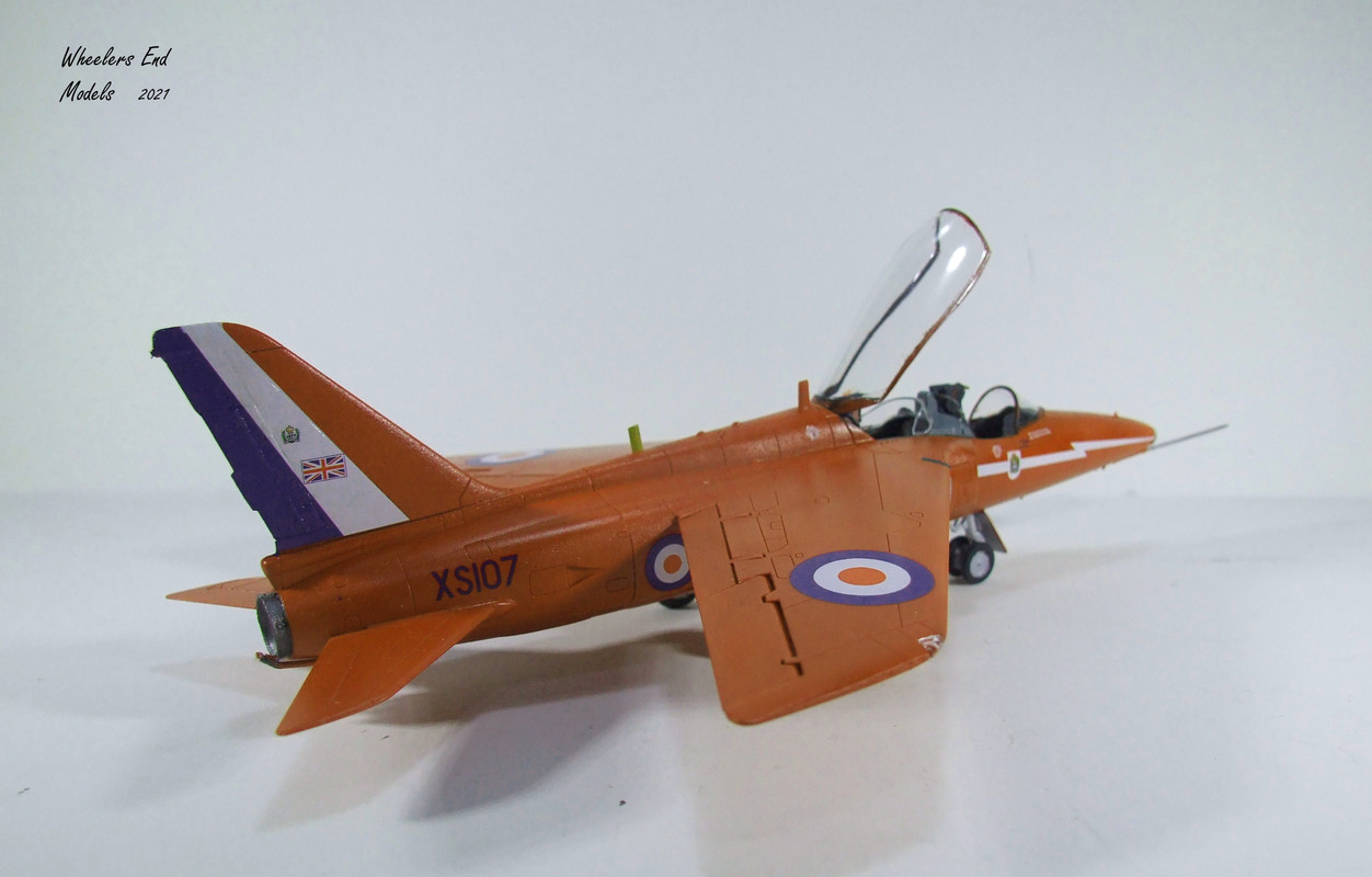 Quick build of 1/48 Airfix Gnat - 1977 Red Arrows RFI - Non-LSP Works ...