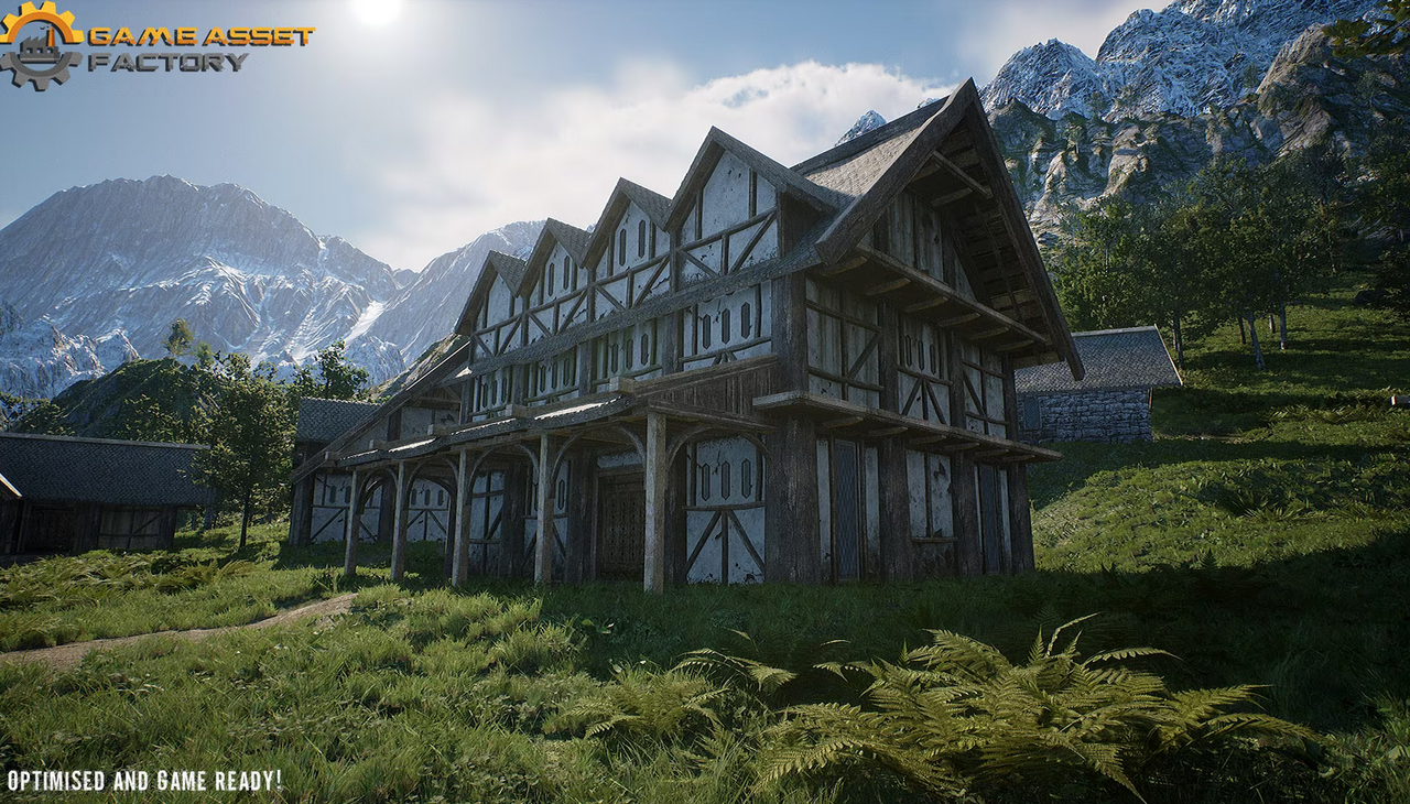 Unity - Medieval Houses Modular Vol 1 2025 - Free Daz 3D Models