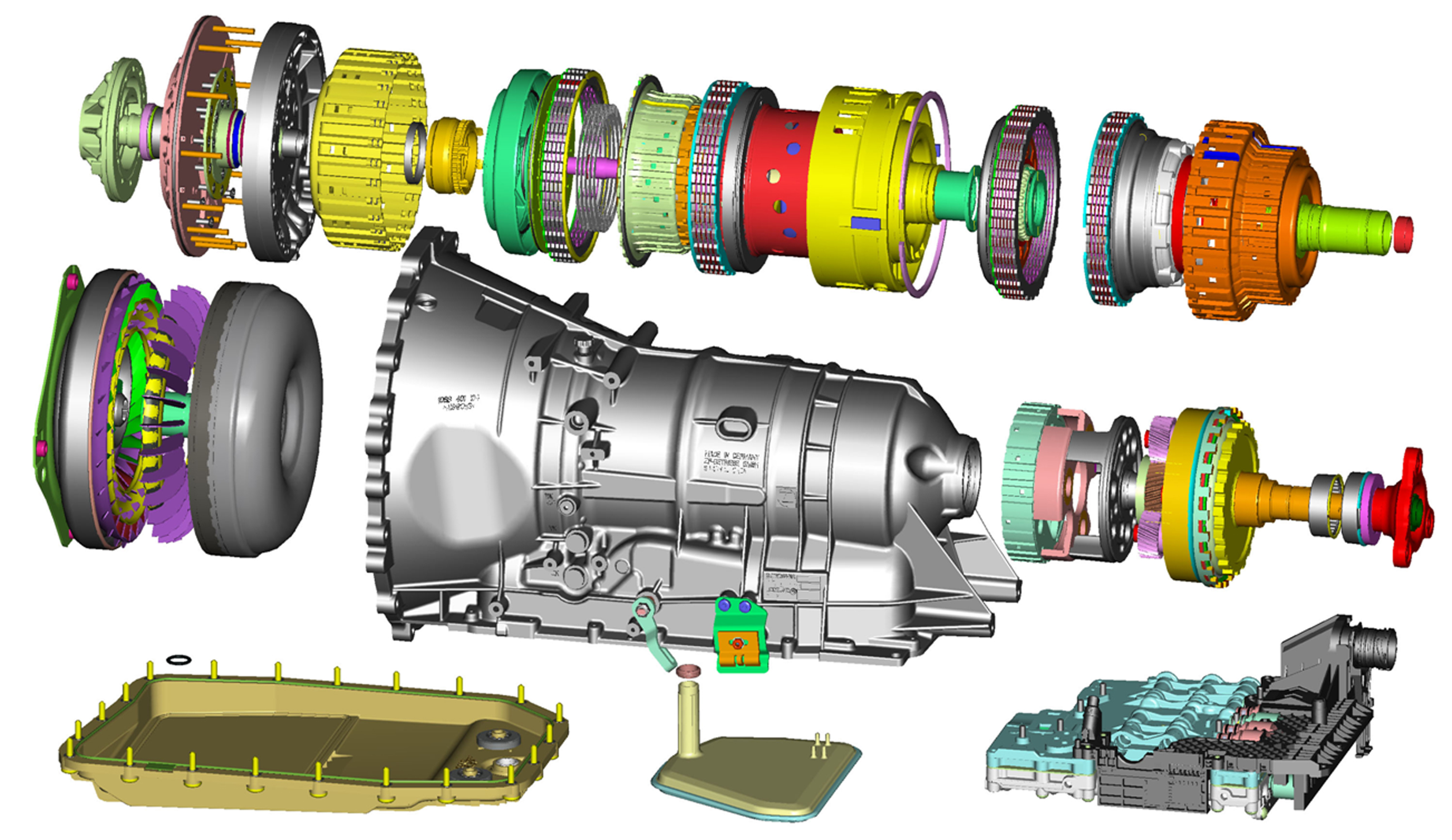 BF FALCON ZF 6 SPEED AUTOMATIC PARTS DIAGRAM — Postimages